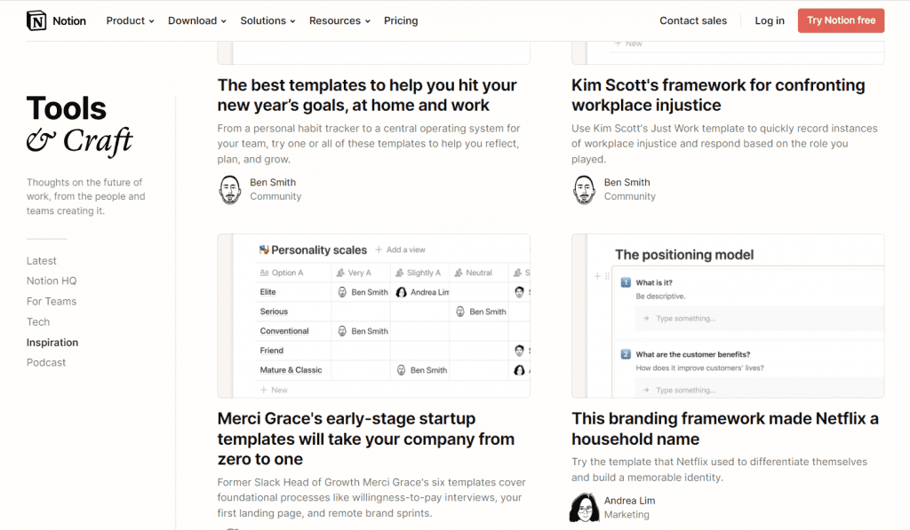 Content Marketing Case Study on the Notion Content Marketing Strategy ...