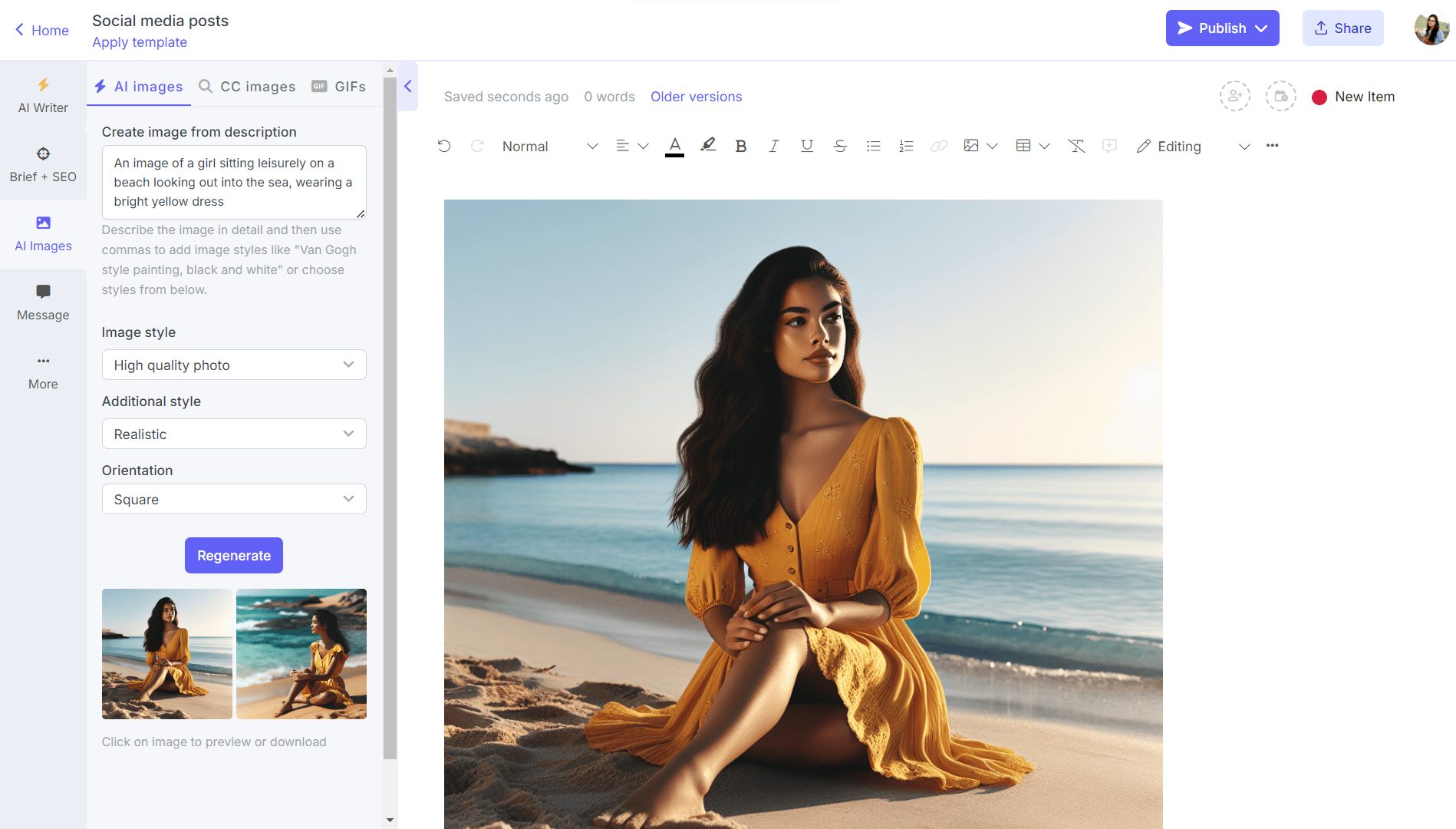 How to Use AI-Generated Images for Social Media Marketing | Narrato