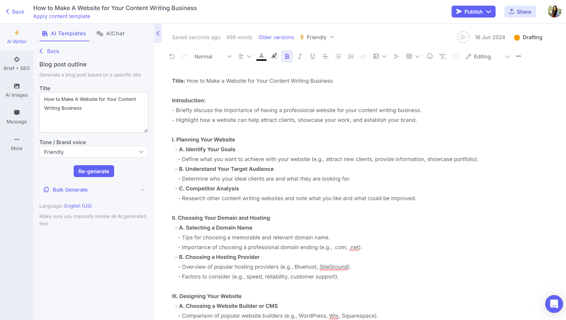 How to Use An AI Blog Writer for Faster Content Creation