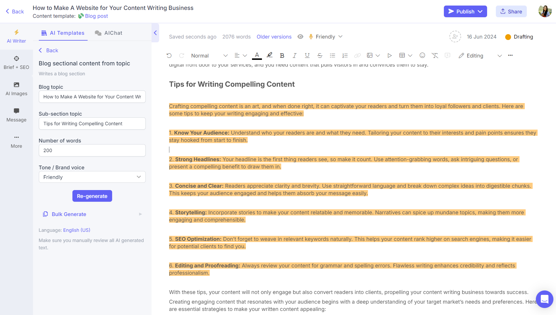How to Use An AI Blog Writer for Faster Content Creation