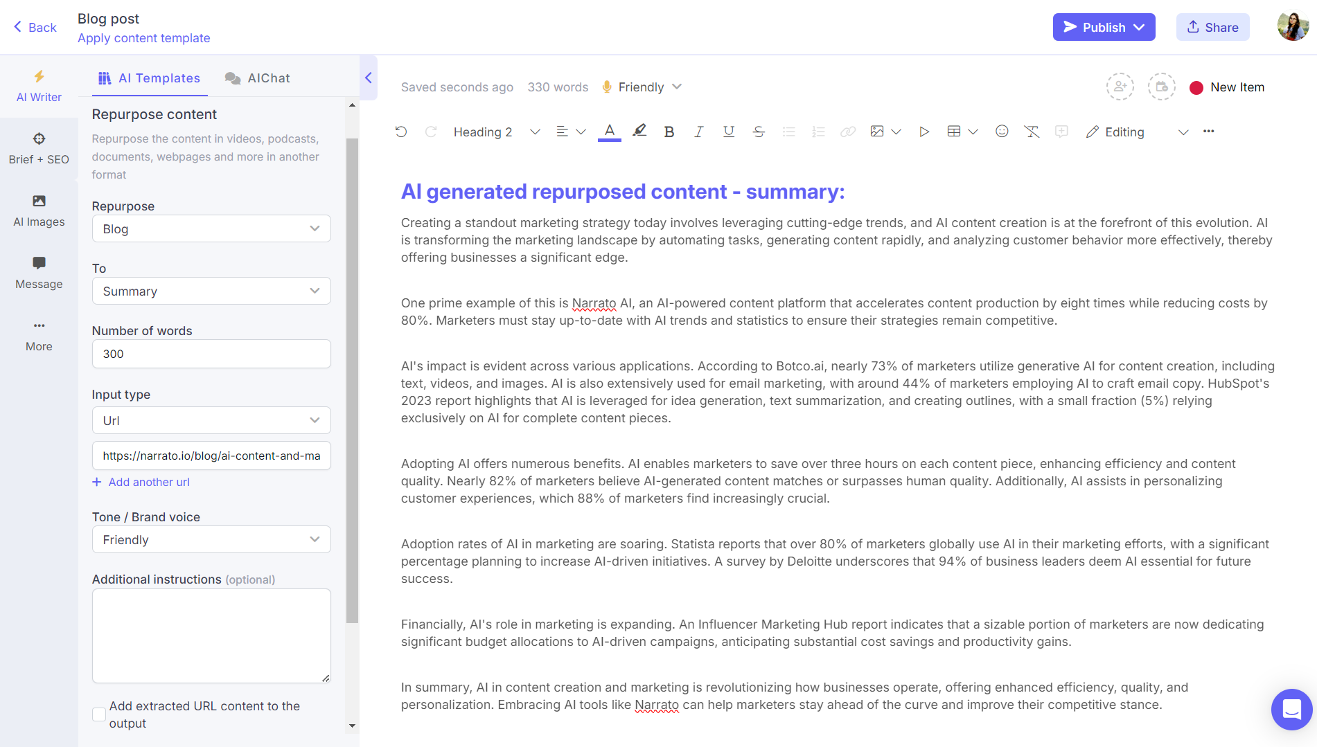 Using AI Content Repurposing to Transform Existing Content