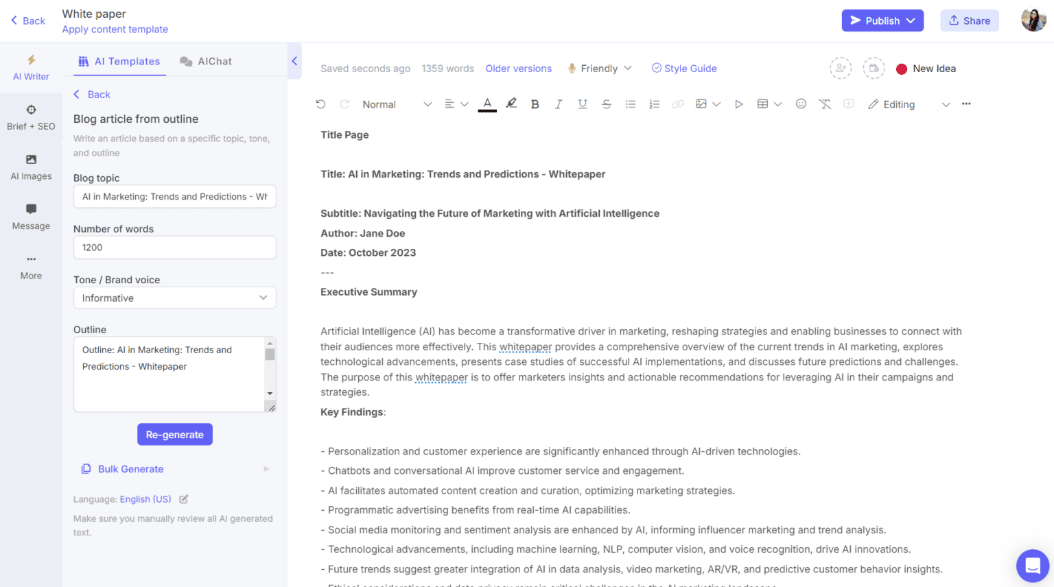 How to Write A White Paper Using AI - A Complete Guide